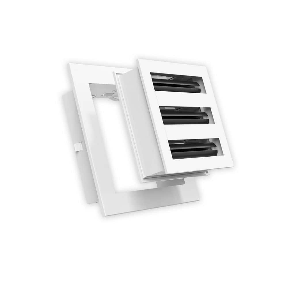 QuietCool 8 in. x 6 in. Aluminum Wall/Ceiling Linear Slot Diffuser in ...