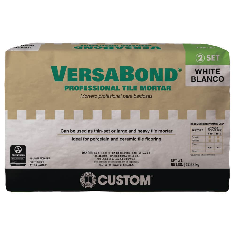Custom Building Products VersaBond 50 lb. White Professional Polymer ...