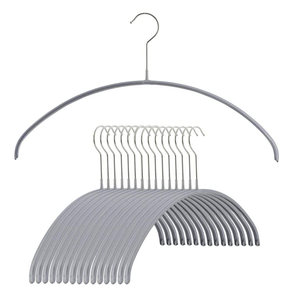 RESTON LLOYD Mawa, 40P Euro Steel Anti-Slip Clothing Hanger, Set of 15 ...