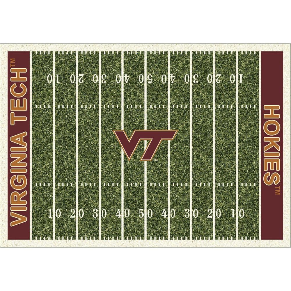 IMPERIAL Virginia Tech 6 ft. x 8 ft. Homefield Area Rug IMP 524-3050 ...