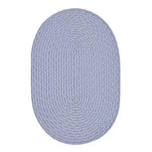 Better Trends Sunsplash Braid Collection Periwinkle 96" Round 100% ...