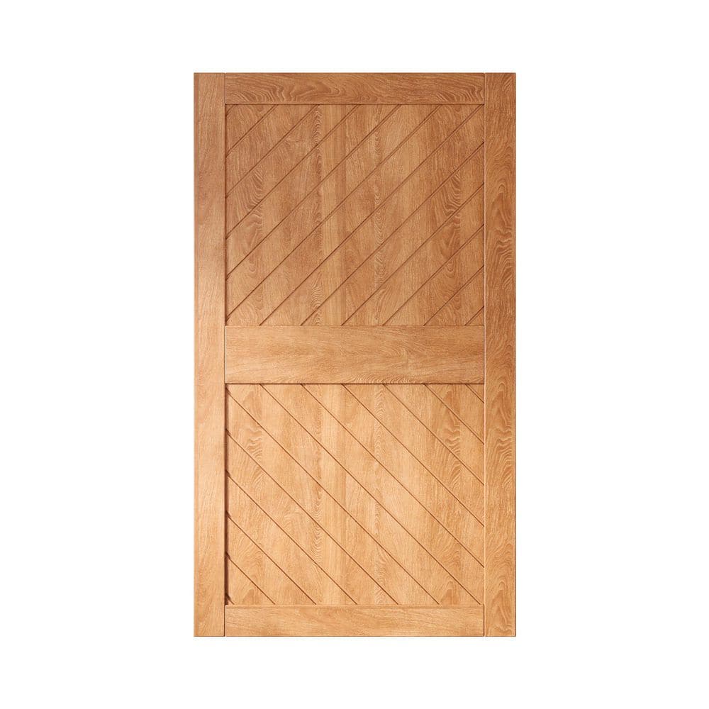 HOMACER XT3 50 in. x 84 in. C-Panel Solid Core Early American Slanted ...