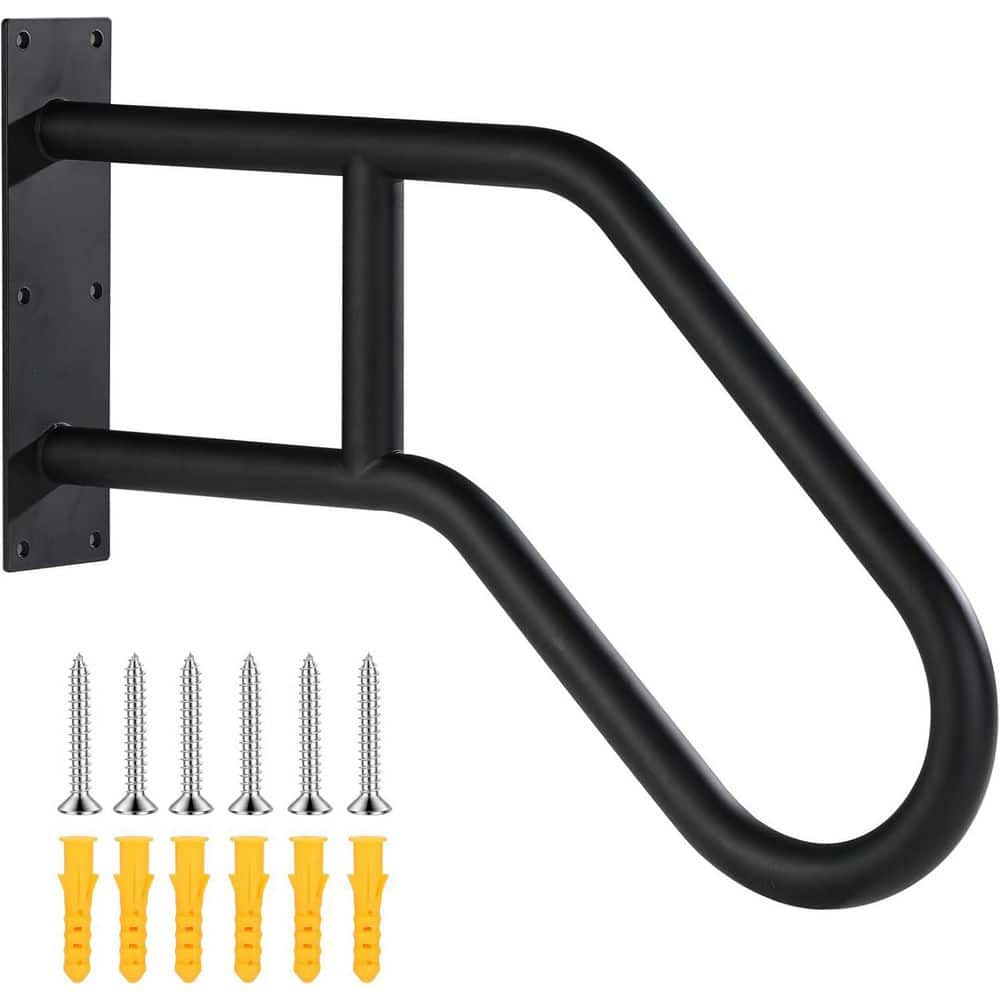 Afoxsos Outdoor Handrail Wall-Mounted U-Shape Safety Handle for Steps ...