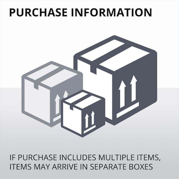 Bootz Industries NexTile 60 in. W x 30 in. D x 60 in. H Four-Piece ...