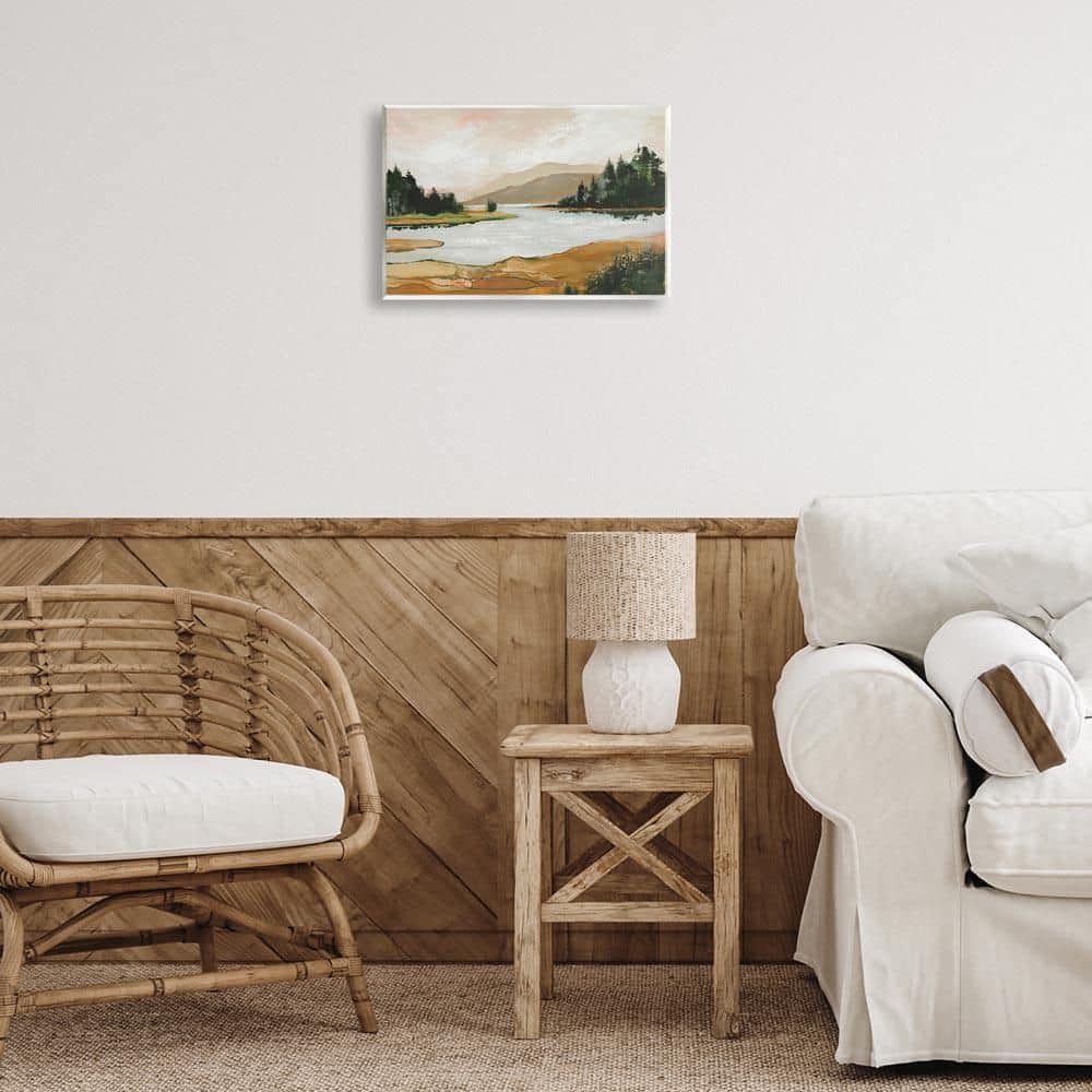 Stupell Industries Relaxing Valley Lake by Max Maxx Unframed Nature ...