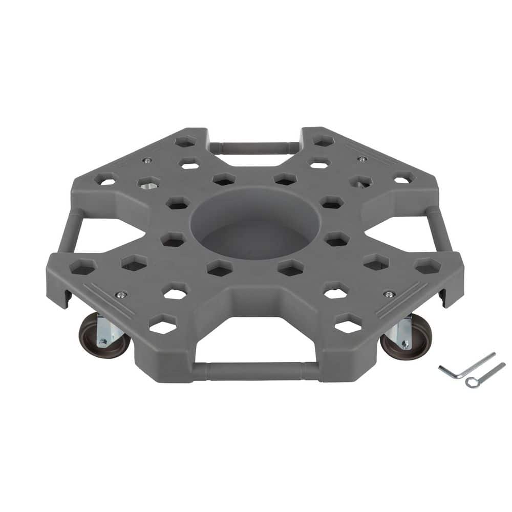 Stalwart 300 lbs. Capacity Wheel Dolly Tire Rack with Swiveling Casters ...