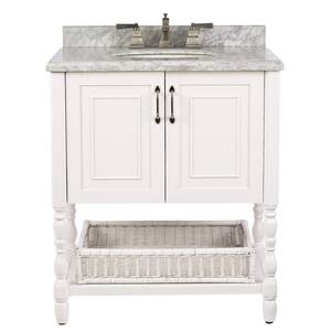 Home Decorators Collection Karlie 30 in. W x 22 in. D Bath Vanity in ...