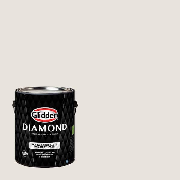 Glidden Diamond 1 gal. Mountain Gray PPG1021-1 Flat Interior One-Coat ...