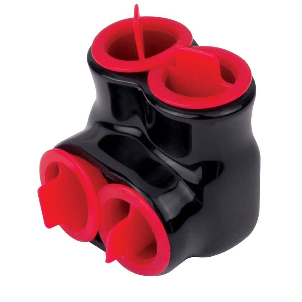 Aluminum Multi-Tap 2-Port Same Side PVC Connector for 2/0-14 Standard ...