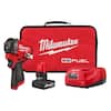 Milwaukee M12 FUEL 12V Li-Ion Brushless Cordless Stubby 3/8 in. Impact ...