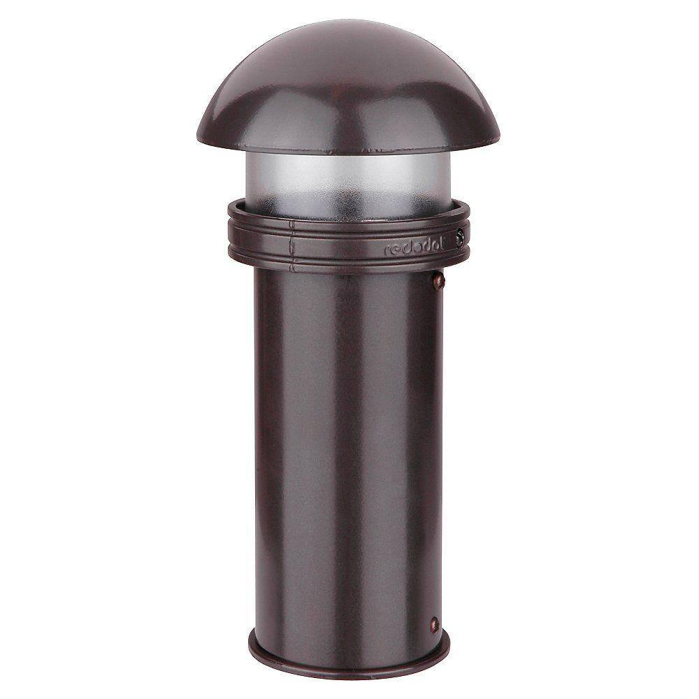 Red Dot Bronze Outdoor Weatherproof Domed Landscape Area Path Light K822BR