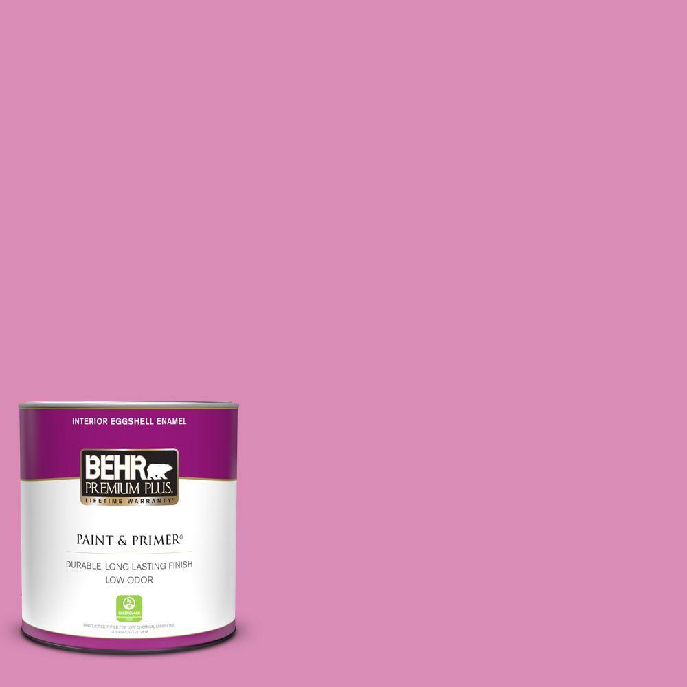 BEHR PREMIUM PLUS 1 qt. #P120-3 High Maintenance Eggshell Enamel Low ...