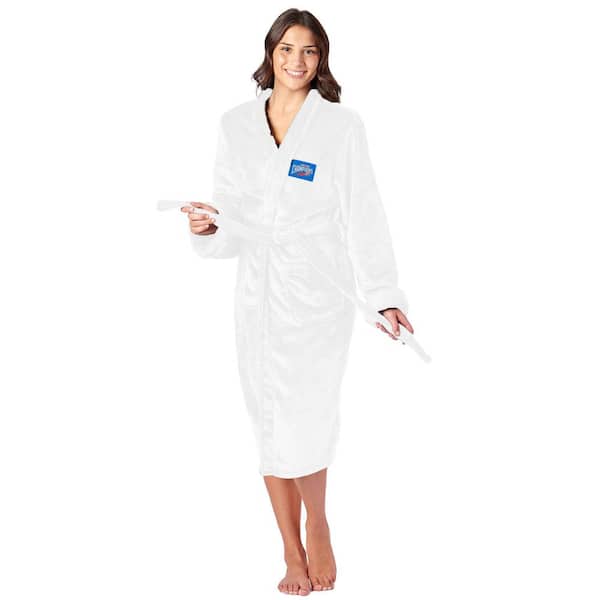 THE NORTHWEST GROUP Oklahoma City Thunder NBA Rim White Silk Touch Robe ...