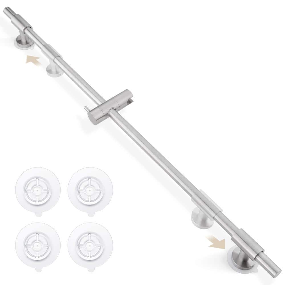 KES 40 in. Drill-free Wall Mount Shower Slide Bar with Adjustable ...