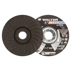WALTER SURFACE TECHNOLOGIES Zip Wheel 4.5 in. x 7/8 in. Arbor x 3/64 in ...