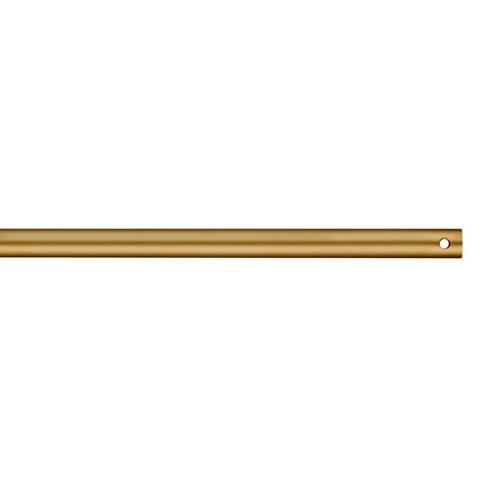 Generation Lighting 18 in. Burnished Brass Extension Downrod, 1/2 in ...
