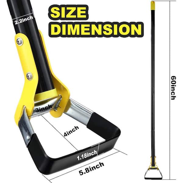 Oyezvary Stirrup Hoe Garden Tool Hula Weeding Hoe Long Handle Heavy ...