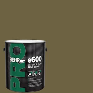 BEHR PRO 1 gal. #ICC-88 Classic Olive Low Luster Exterior Paint PR62301 ...