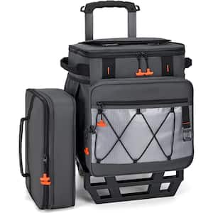 42 qt. Collapsible Large Rolling Soft-Side Cooler with Wheels and ...