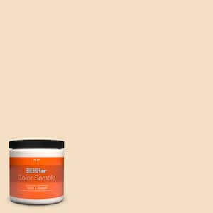 BEHR PREMIUM PLUS 5 gal. #22 Navajo White Semi-Gloss Enamel Low Odor ...