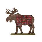 Glitzhome 24 in. L Wooden Reindeer Countdown GH1121004392 - The Home Depot