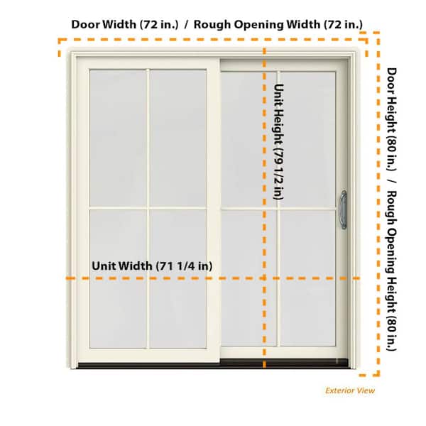 Standard Sliding Door Sizes Us at Bill Kemp blog