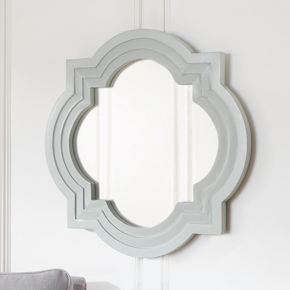 Home Decorators Collection Medium Quatrefoil Moss Multi-Level Classic ...