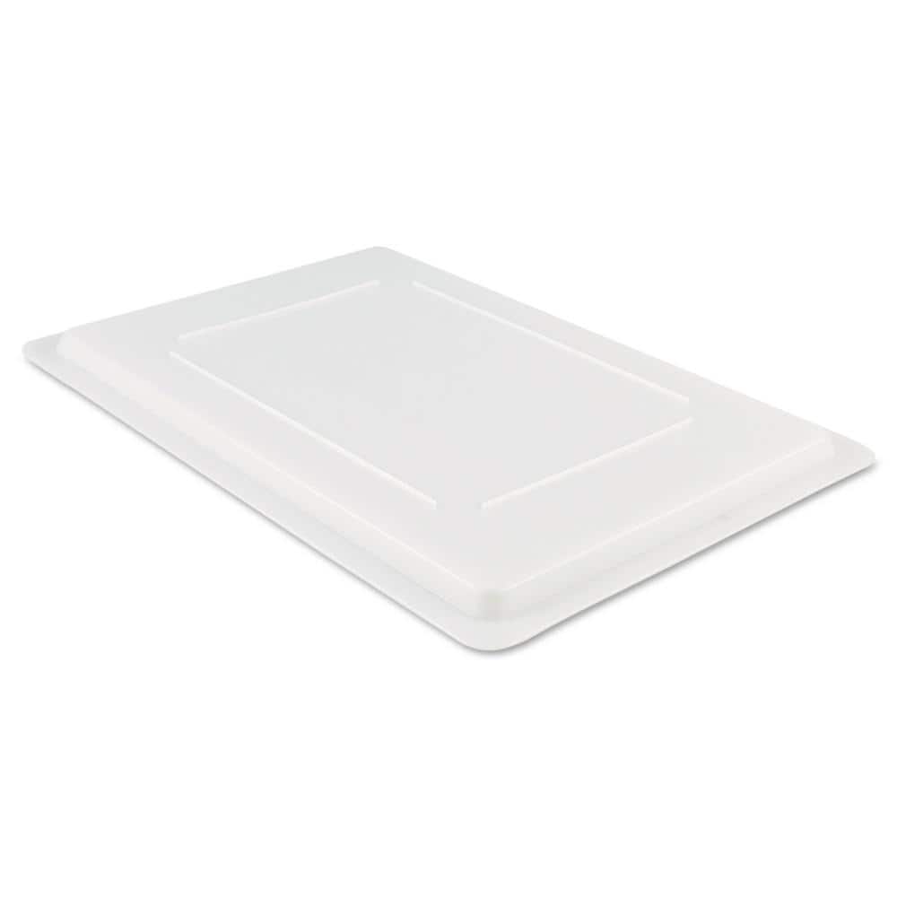 Rubbermaid Commercial Products Food/Tote Box Lids, 26w x 18d, White ...