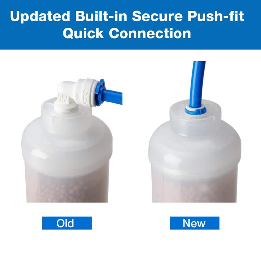 FA15 10 in. Inline 3-Layer Alkaline Replacement Water Filter Cartridge ...