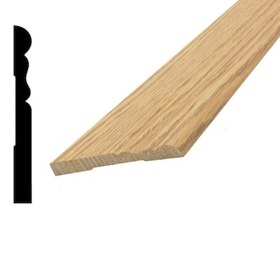 Oak - Wood - Baseboard - Moulding - The Home Depot