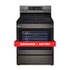 LG 6.3 cu. ft. Smart True Convection InstaView Electric Range Single ...