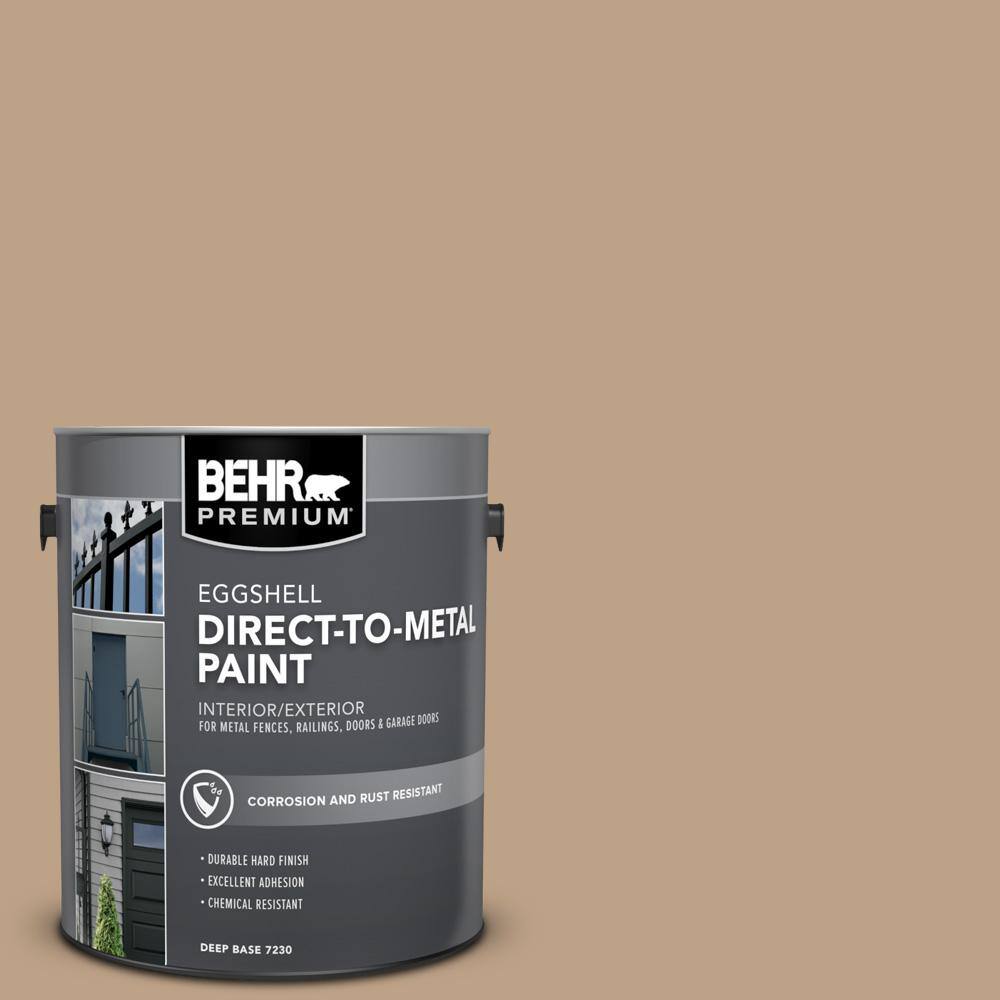 BEHR PREMIUM 1 gal. #PPU4-05 Basketry Eggshell Direct to Metal Interior ...