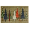 Mohawk Home Wooden Holiday Trees Multi 2 ft. 6 in. x 4 ft. 2 in ...
