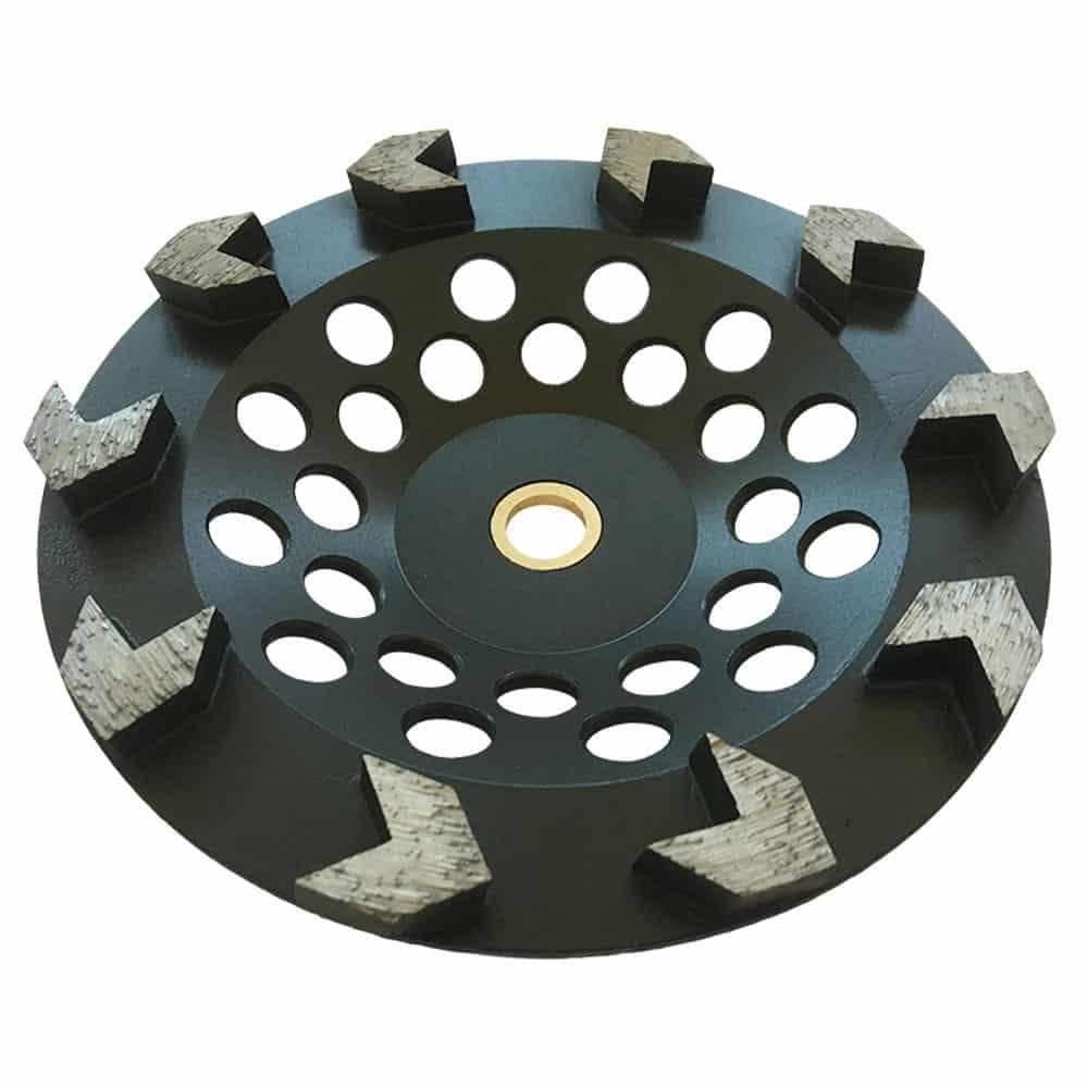 EDiamondTools 7 in. High Performance Aggressive Diamond Grinding Wheel ...