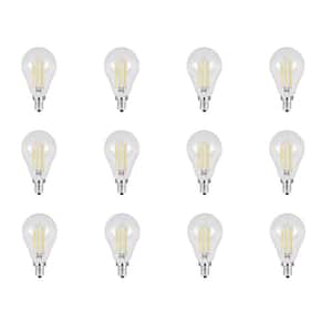Feit Electric 40-Watt Equivalent A15 Candelabra Dimmable Filament Clear ...