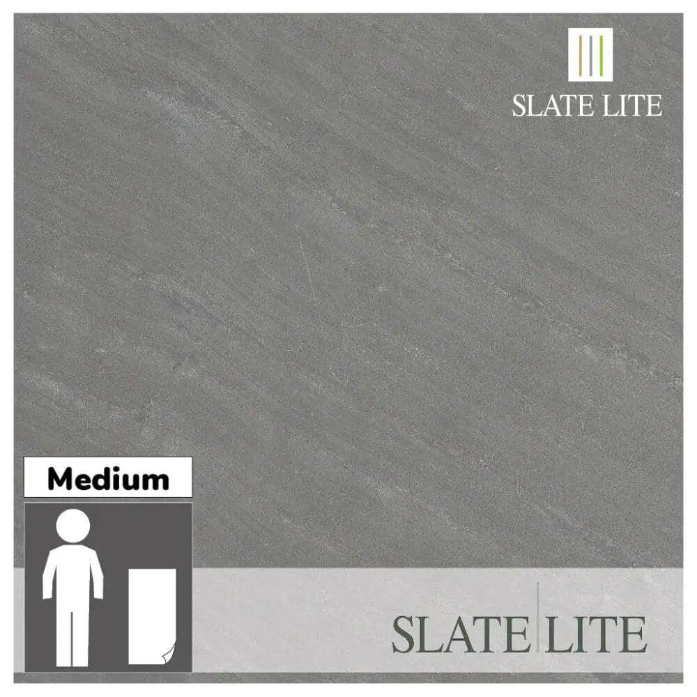 Slate-Lite Black 315° 24 in. x 48 in. Black Gray Slate Thin and ...