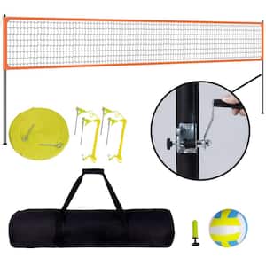 SVOPES 4-Way Volleyball Net, Adjustable Height Badminton Set for ...