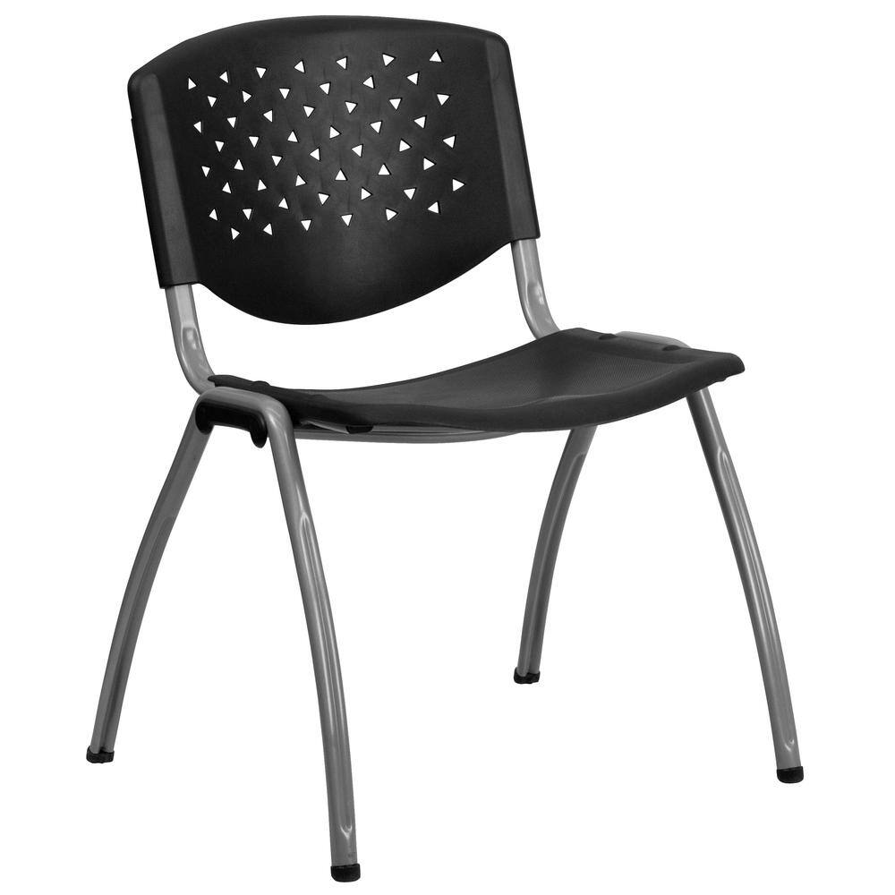 Carnegy Avenue Plastic Stackable Chair in Black CGA-RUT-3054-BL-HD ... Carnegy Avenue Plastic Stackable Chair in Black CGA-RUT-3054-BL-HD ...
