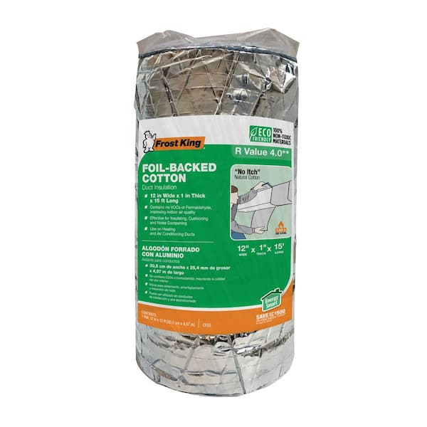 Home Depot Duct Wrap Insulation HVAC Duct Insulation Wrap | R8, 4' X