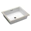 KOHLER Kathryn Vitreous China Undermount Bathroom Sink in White with Overflow Drain K-2330-0 ...