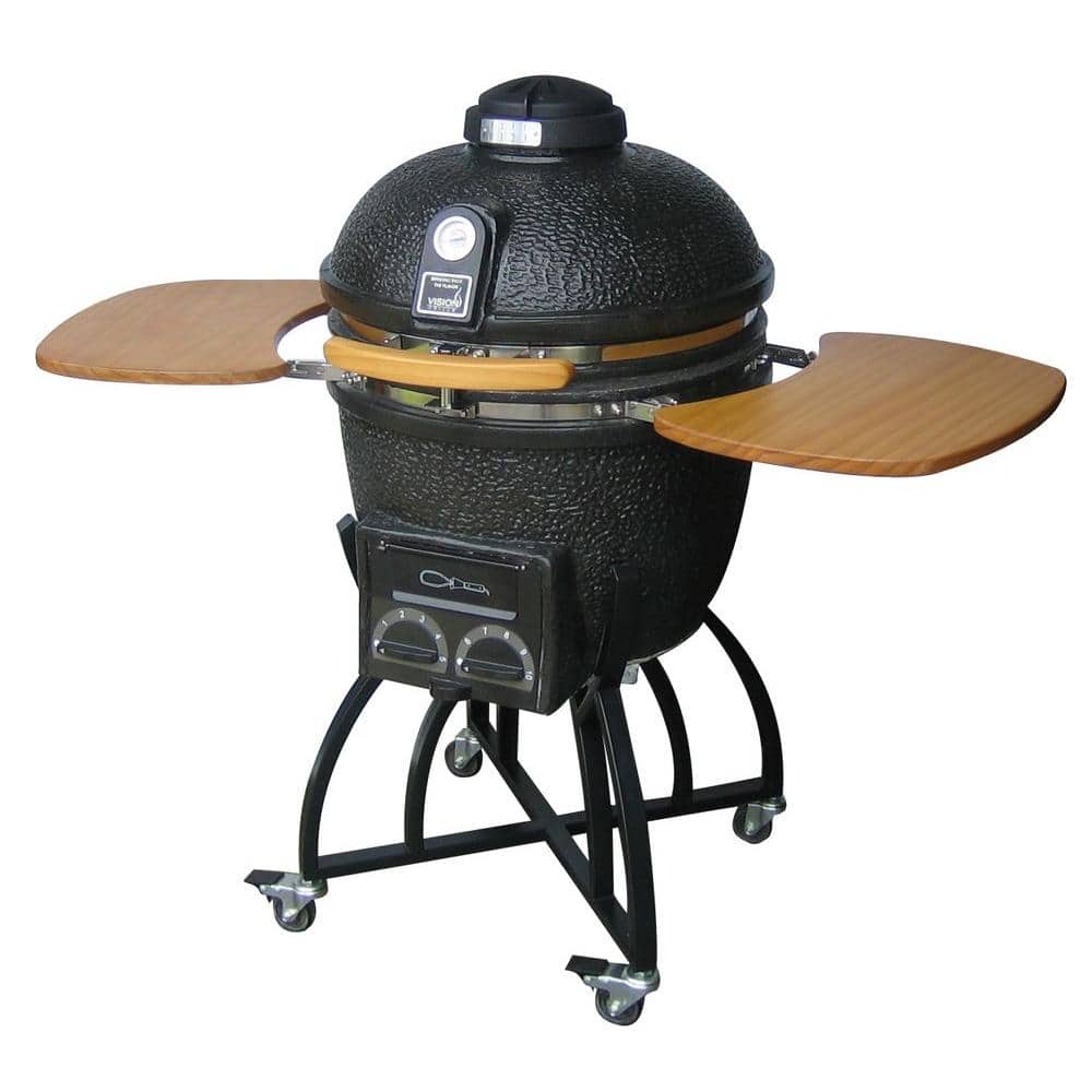 VISION GRILLS Kamado Charcoal Grill B4TV11BV2 - The Home Depot