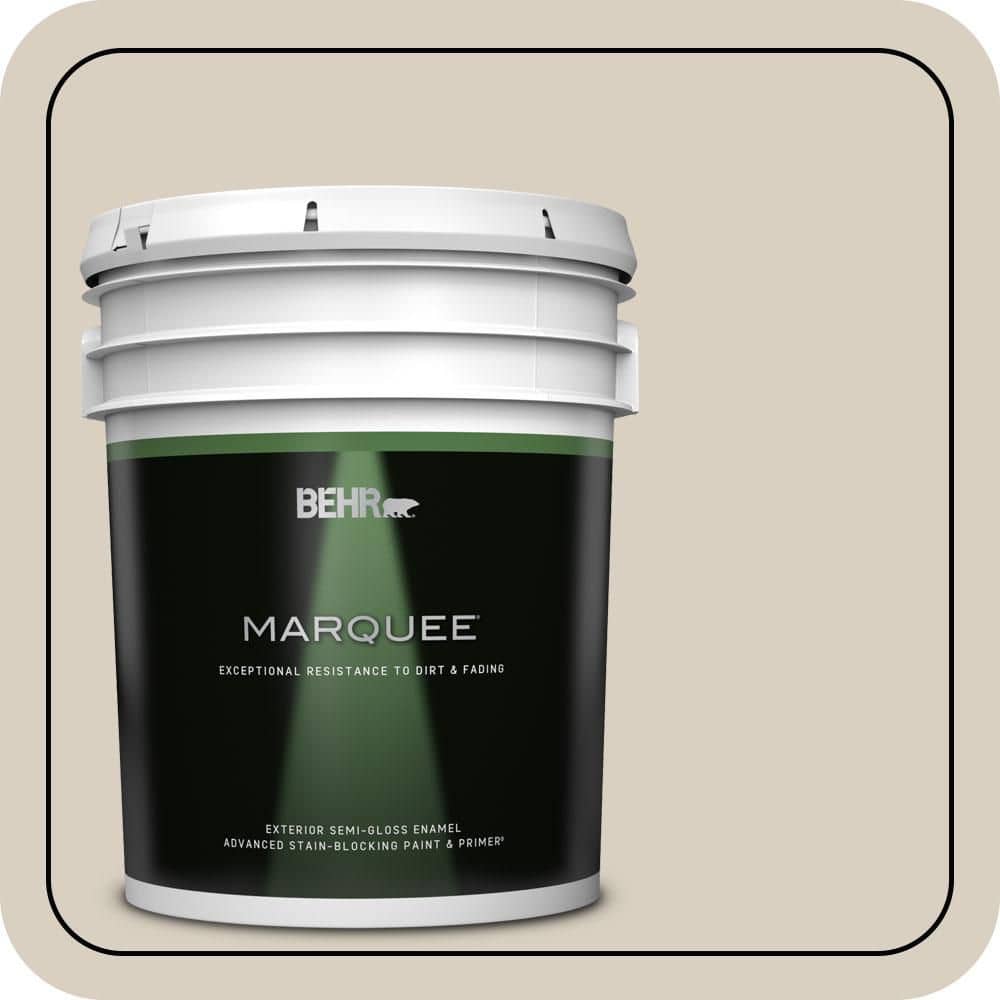 BEHR MARQUEE 5 gal. Designer Collection #DC-011 Gray Envelope Semi ...