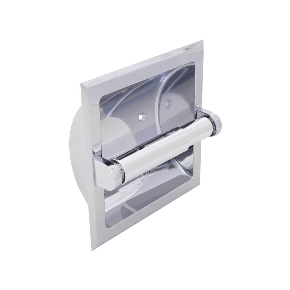 Design House Millbridge Recessed Toilet Paper Holder in Polished Chrome ...