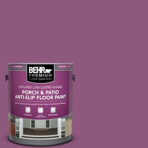 BEHR PREMIUM 1 gal. #N540-6 Script Ink Textured Low-Lustre Enamel ...