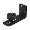 Sure-Loc Hardware Flat Black Wall Mounted Barn Track Roller Guide BARN ...