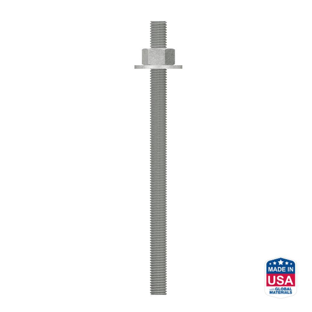 Simpson Strong-Tie RFB 5/8 in. x 10 in. Hot-Dip Galvanized Retrofit ...