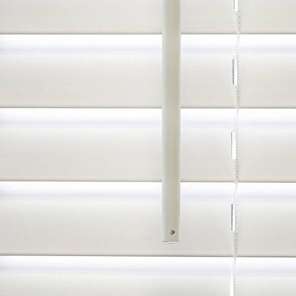 Chicology Basic Collection Pre-Cut White Cordless Room Darkening Faux ...