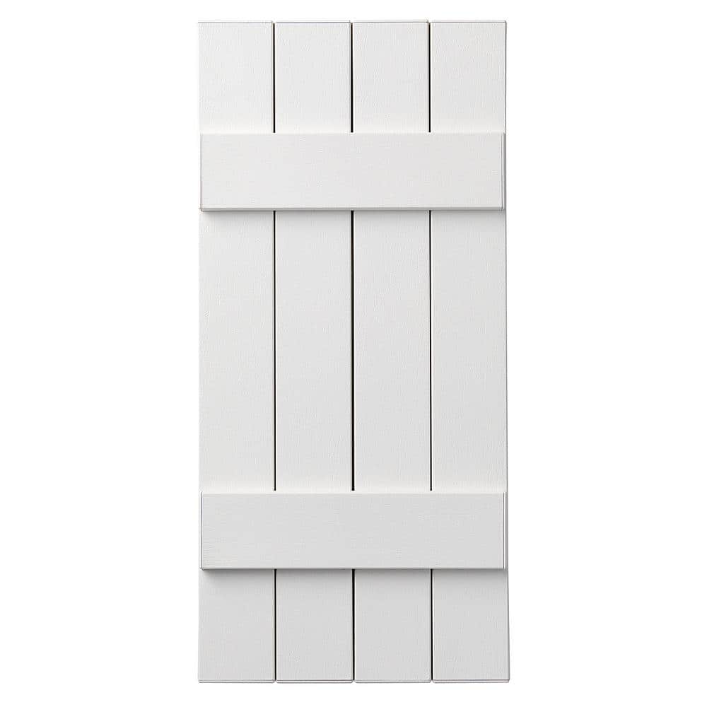 Ply Gem 15 in. x 35 in. Polypropylene 4-Board Closed Board and Batten ...