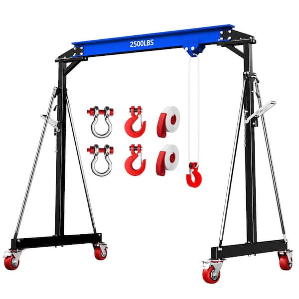 LITEKON 1 Ton Portable Gantry Crane-Adjustable Height and Width, Heavy ...