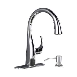 AVITAS Single Handle Pull Down Sprayer Kitchen Faucet with Soap ...